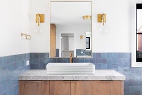 Invena Trend, vysoká umyvadlová baterie h-286, měděná matná, INV-BU-02-W14-V