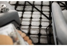koberec INTERO REFLEX 3D MŘÍŽ šedá velikost 140x190 cm | krásné koberce cz