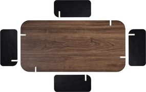 Hnědý konferenční stolek 60x120 cm Renard – Nordure