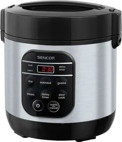 SENCOR SRM 0650SS stříbrná / Rýžovar / 350W / 0.6L