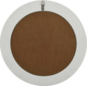 Nástěnné zrcadlo barokní styl 50 cm bílé 320344