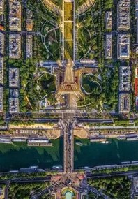 Clementoni PUZZLE Let nad Paříží / 1500 dílků / od 10 let