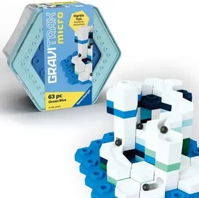 RAVENSBURGER Stavebnice GraviTrax Micro Startovní sada S modrá / 63 dí
