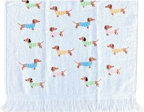 Kuchyňský froté ručník s motivem jezevčíka Dachshund - 40*66 cm