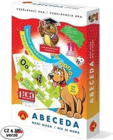 PEXI Vzdělávací hra Abeceda není věda / 29 sad puzzle písmen / stírací