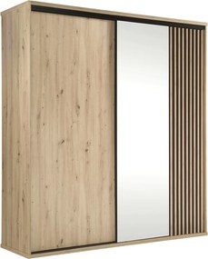 CALI | šatní skříň C-15 s policemi a šatní tyčí | 199 cm | artisan