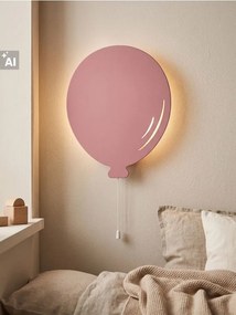 Sinsay - LED nástěnné svítidlo ve tvaru balónu - pastelová růžová