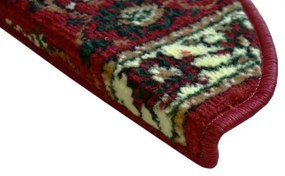 Sintelon Nášlapy na schody Practica červený půlkruh, samolepící - 24x65 půlkruh (rozměr včetně ohybu)
