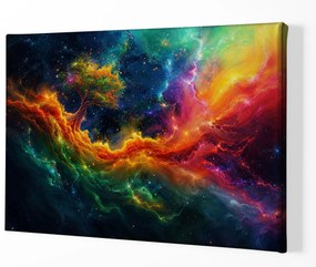 Obraz na plátně - Strom života Kosmické vlnění Breer FeelHappy.cz Velikost obrazu: 210 x 140 cm