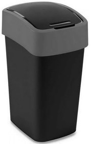Curver FLIPBIN odpadkový koš 25L černý, 02171-Y09 pro třídění odpadu / plasty