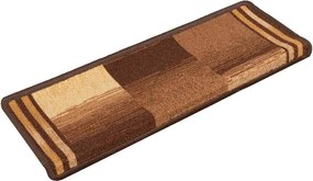 Samolepící nášlapy na schody 15 ks 65x21x4 cm hnědé 326209