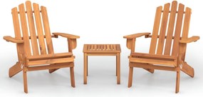 3dílná sada zahradního nábytku Adirondack masivní akácie 3152121