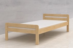 Via-nábytek Postel TED masiv borovice Povrchová úprava postele: Borovice (lakovaná) Rozmiry: 140 x 200