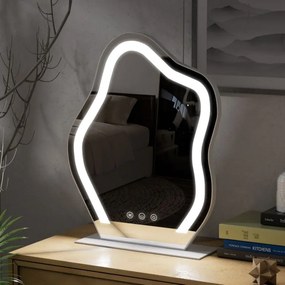 Ireda Stolní LED Zrcadlo s dotykovým ovládáním, 44x55cm