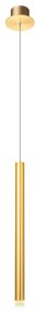 Redo 01-2043 závěsné LED svítidlo Madison saténově zlaté, 4W, 3000K, 200cm
