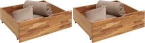 XXXLutz ÚLOŽNÝ PROSTOR - SADA, 83/29/68 cm, divoký dub Carryhome - Kostry postelí & díly k postelím - 002730001603
