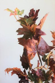 Hnědá umělá podzimní větev 64cm