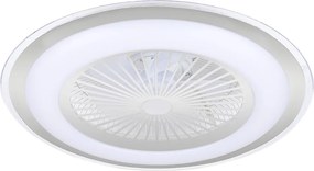 Stropní LED svítidlo Zephyr, 1x LED 48w, 3000-6000k, s, s ventilátorem a ovladačem