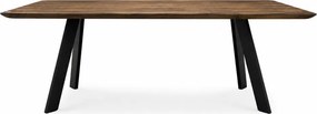 Vystavený jídelní stůl WALLIS 220 × 100 cm – Swiss dub