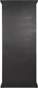 Černá antik dřevěná knihovna Christiane - 80*36*195 cm