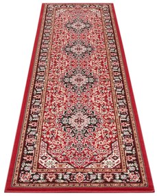 Červený běhoun Nouristan Skazar Isfahan, 80 x 250 cm