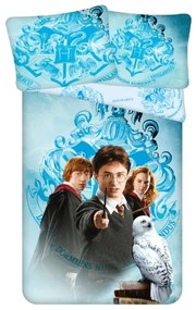 JERRY FABRICS Povlečení Harry Potter HP217 Polyester, 140/200, 70/90 cm
