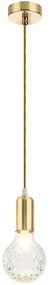 Toolight - závěsná lampa Retro Gold G9 APP649-1CP, zlatá, OSW-08160