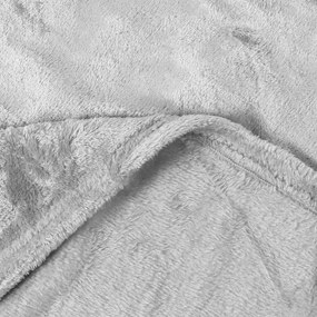 Goldea kvalitní deka z mikrovlákna - světle šedá 150 x 200 cm