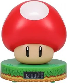 PALADONE Budík Super Mario houba / Budík / LED světlo / licenční desig