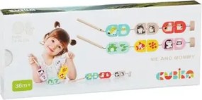 CUBIKA 15573 Naše maminky - navlékací set - 14 dřevěných dílů / od 3 l
