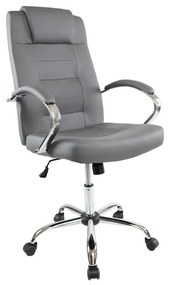 Dalenor Kancelářská židle Slash, syntetická kůže, šedá
