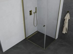 Mexen Pretoria sprchový kout 70x90cm, 6mm sklo, zlatý profil-čiré sklo, 852-070-090-50-00