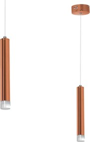 Závěsné svítidlo Copper, 1x měděné kovové stínítko, c