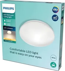 Philips Canopus CL259 bílá / Koupelnové přisazené LED svítidlo / 1x20W