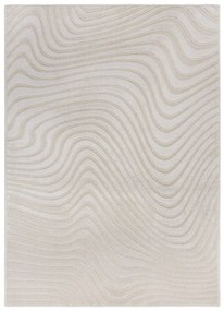 Béžový vlněný koberec 170x120 cm Patna Channel - Flair Rugs