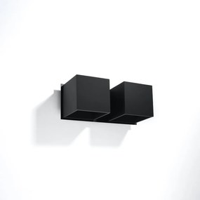 Sollux Lighting Nástěnné svítidlo QUAD 2 černé