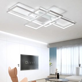 Stropní svítidlo LED Rectangle + ovladač bílé