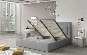 Čalouněná postel CLOE - Dora 63 - 140x200cm - Kov