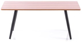 Konferenční stůl s deskou v dekoru ořech PYXE 110x55 cm