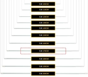 Erga Erga, stropní věšák na sušení prádla 5x170 cm, bílé, ERG-SEP-10SUSSUF5PP17
