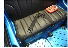 LEAN CARS Elektrické autíčko BMW X6M pro děti červené lakované LED MP3