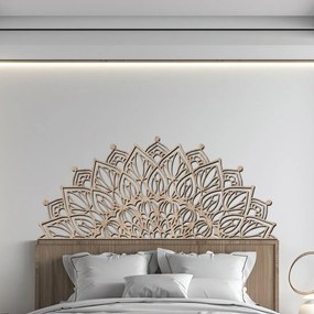 dřevo života Mandala na zeď BOHATOST k posteli Rozměry (cm): 160x69, Barevný vzor: Světlý dub