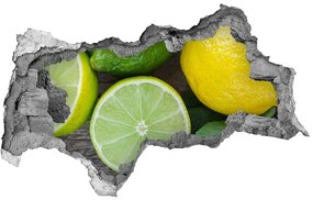 Wallmuralia Samolepící nálepka Limetka a citron 95x73 cm