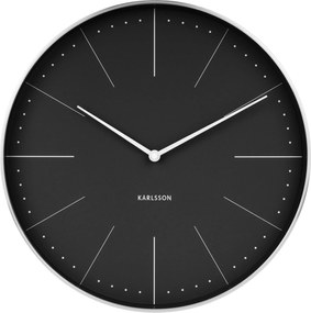 Nástěnné hodiny Normann 37,5 cm černé