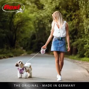 Flexi Select M pásek 7m světle šedo-fialové / Vodítko