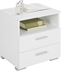 XXXLutz NOČNÍ STOLEK, bílá, 45/47/35 cm Carryhome - 002647004801