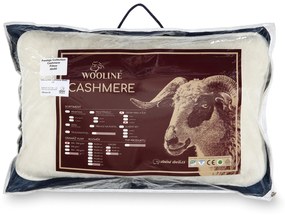 Wooline Vlněný polštář krémový 40x60 cm, kašmír