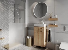 Casarredo - Komfort nábytek Spodní koupelnová skříňka OMAGH D40 s košem na prádlo, sonoma