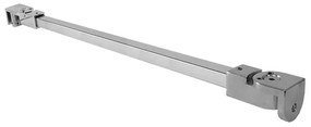 Mereo Mereo, Sprchový kout, Lima, obdélník, lítací dveře a pevný díl, chrom ALU, sklo Point, CK87542K