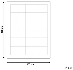 Přikrývka bavlněná 155 x 220 cm lehká KOUTRA Beliani